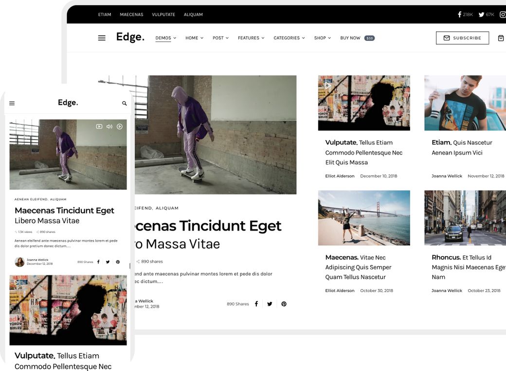 Once - Clean & Elegant WordPress Blog Theme